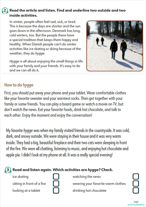 Share the world 2. Interactive worksheet | TopWorksheets