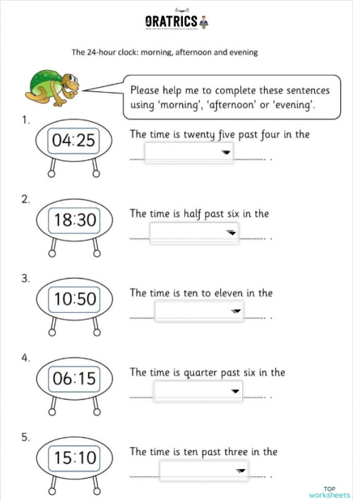 Identify Objects RR. Interactive worksheet | TopWorksheets