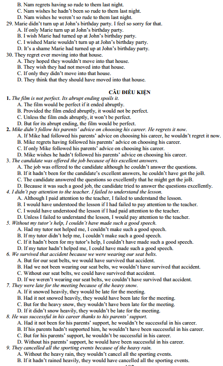 MODULE 31 : SENTENCE COMBINATION - Câu điều kiện. Interactive worksheet ...