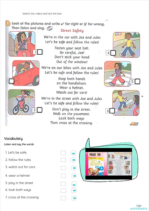 Get Smart 4 - Unit 6- Reading Pa. Interactive worksheet | TopWorksheets
