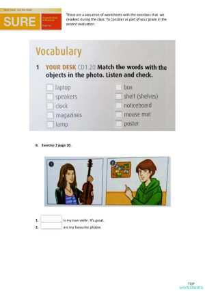 Book exercises 2-3. Interactive worksheet | TopWorksheets