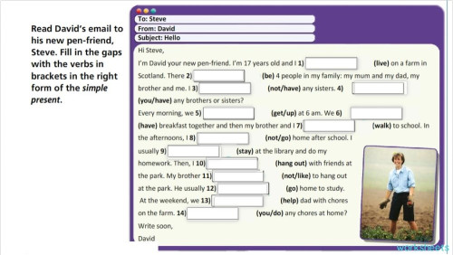 Presents Simple A1+. Interactive worksheet | TopWorksheets