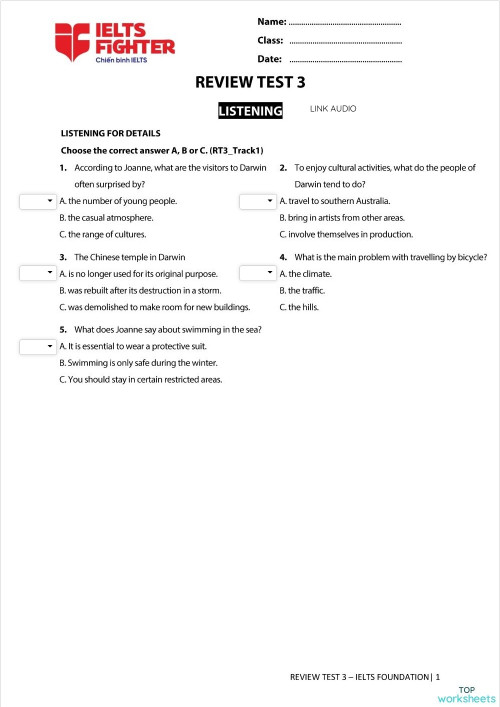 F4 Review Test 3 Ngl Interactive Worksheet Topworksheets