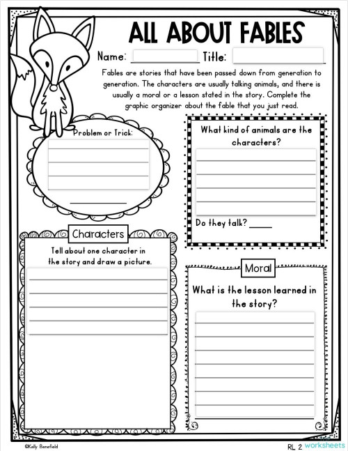 Fables Worksheet (Rhino). Interactive worksheet | TopWorksheets