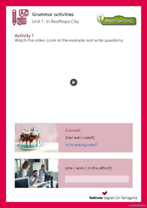 Class Act Unit 1 Grammar 1. Ficha interactiva | TopWorksheets