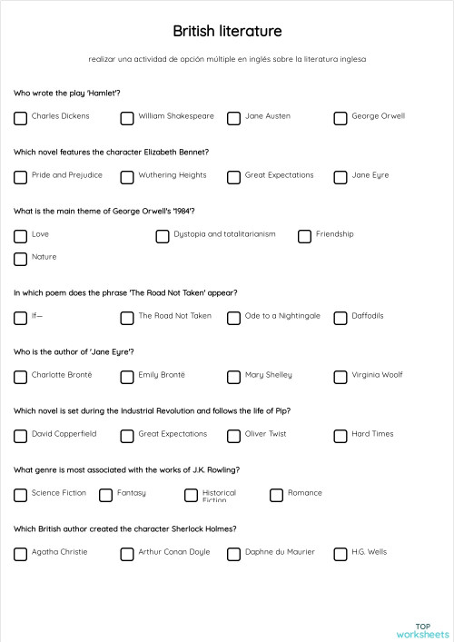 Figurative Language - 1. Interactive worksheet | TopWorksheets