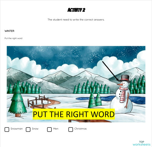 ACTIVITY 2. Interactive worksheet | TopWorksheets