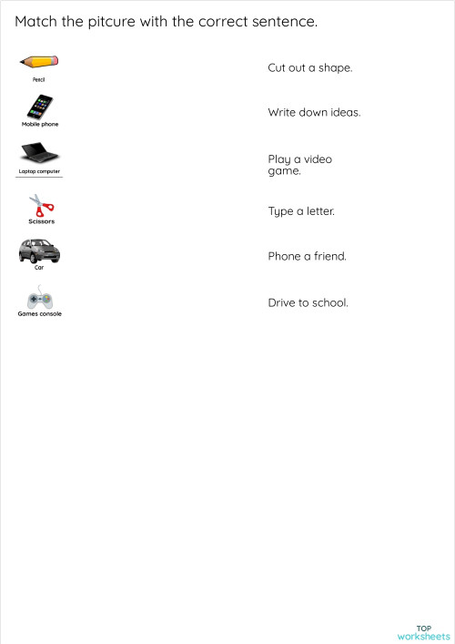 Purpose of Technology. Interactive worksheet | TopWorksheets