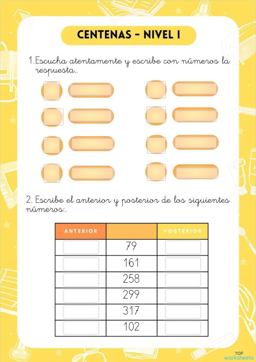 Comparar y ordenar números hasta centena de millar.. Ficha interactiva ...
