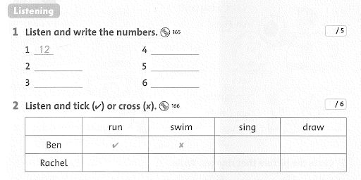 Fam 1 Test U13, 14, 15. Interactive worksheet | TopWorksheets