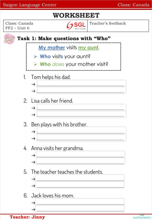 AEF0-10A-GRAM. Interactive worksheet | TopWorksheets