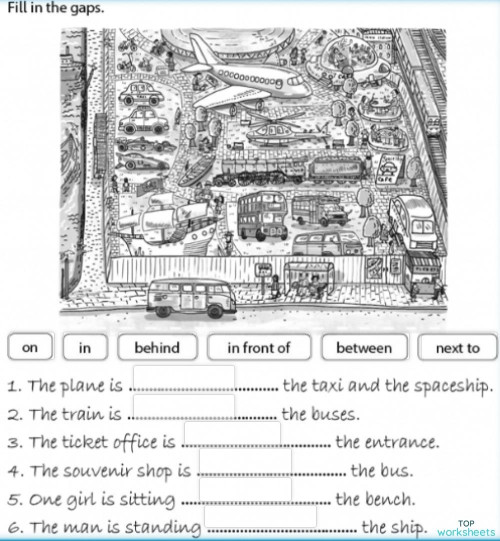 4th grade October Transportation1. Interactive worksheet | TopWorksheets