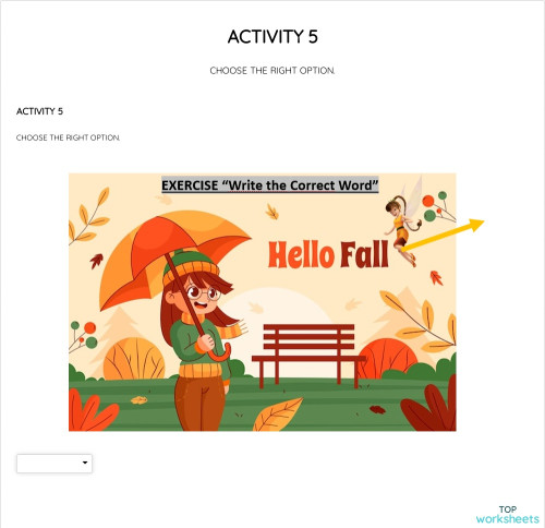 ACTIVITY 5. Interactive worksheet | TopWorksheets