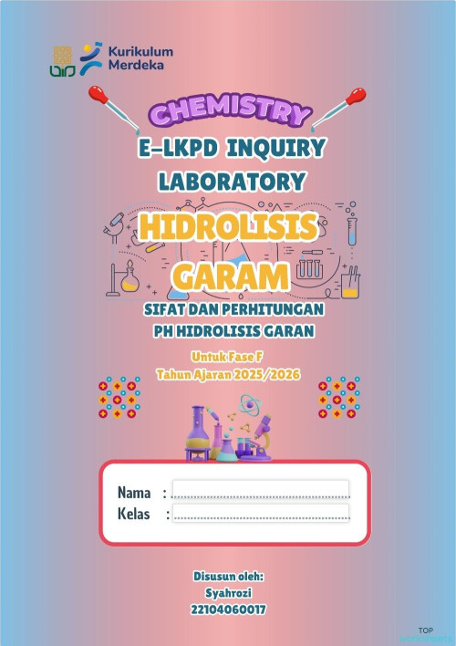 E-LKPD Inquiry Laboratory. Interactive worksheet | TopWorksheets