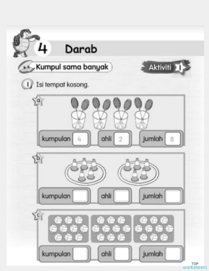 Konsep Darab (La. Interactive worksheet | TopWorksheets