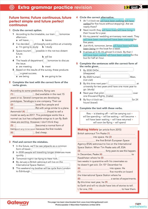 gateway b2 worksheets unit 3. Interactive worksheet | TopWorksheets