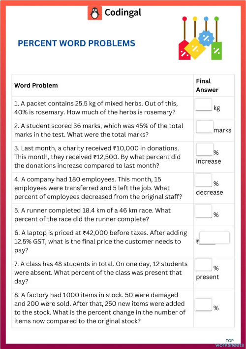 M_G06M05L20_WA01_Application_of_Percentages_3. Interactive worksheet ...