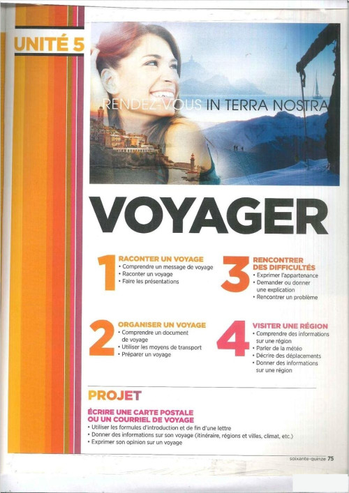 unité 5- voyager. Fiche interactive | TopWorksheets