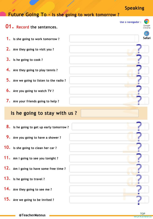 Handout 12 - TEST - Page 3 - Speaking. Interactive worksheet ...