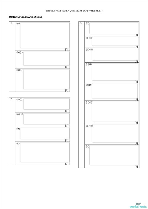 240627 Physics - Theory PYP answer sheet. Interactive worksheet ...