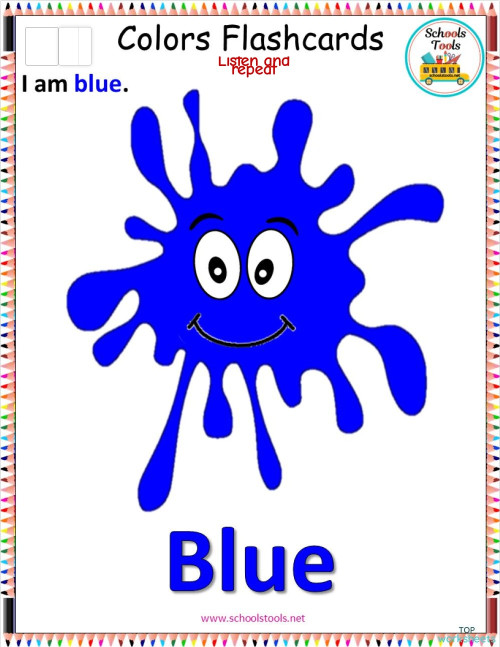 Colors Cards 2. Interactive worksheet | TopWorksheets