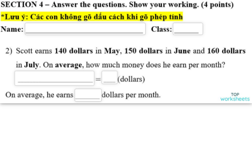 G4 section 4.2. Interactive worksheet | TopWorksheets