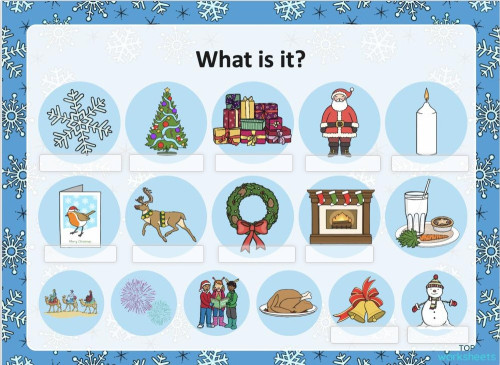 Jan9 ex.3 Name the pictures. Interactive worksheet | TopWorksheets