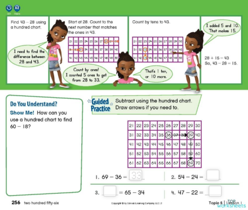 G2- W14 - Math - Lesson 5-1 Practice. Interactive worksheet | TopWorksheets
