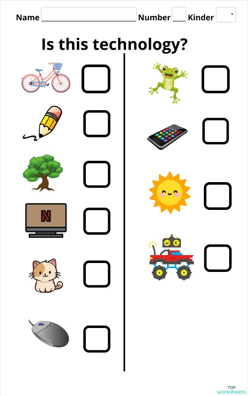 IS THIS TECHNOLOGY?. Interactive worksheet | TopWorksheets