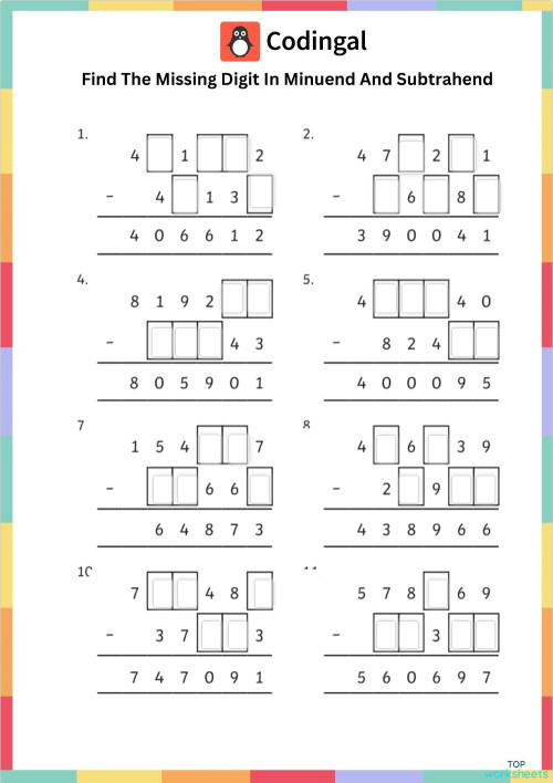 M_G04M04L08_WE01_Find the missing digit in minuend. Interactive ...