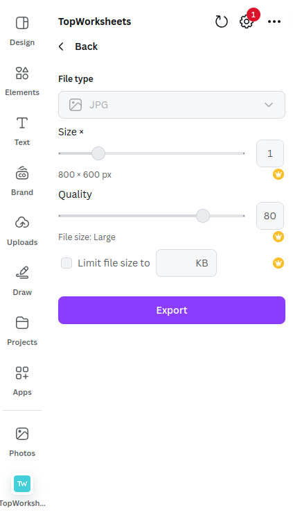 Help on Create interactive worksheets from our Canva App | TopWorksheets