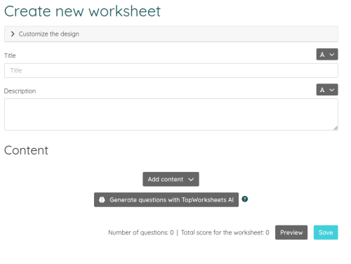 Help on How to create a new worksheet | TopWorksheets