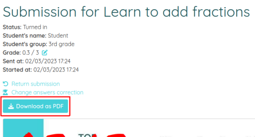 Help on Download a submission in PDF format | TopWorksheets