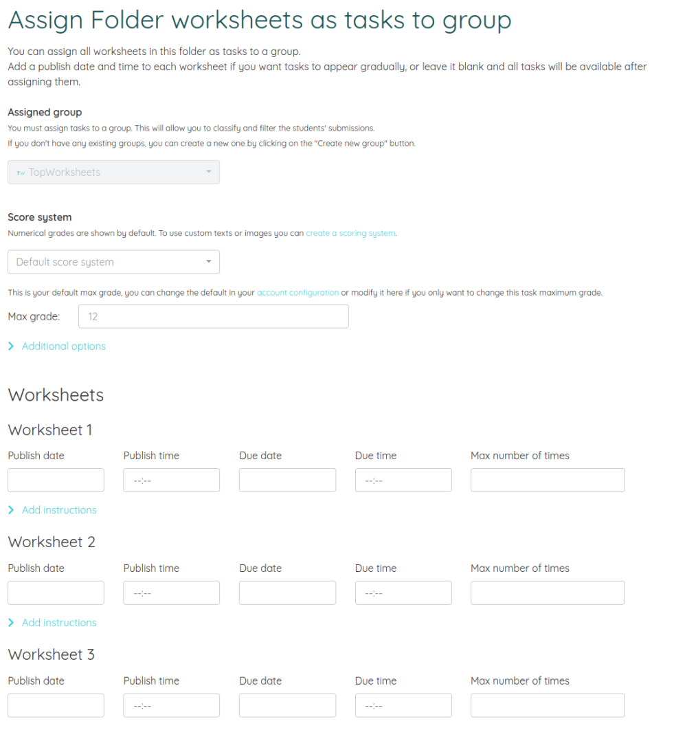 Help On How To Assign Multiple Tasks To Our Students TopWorksheets