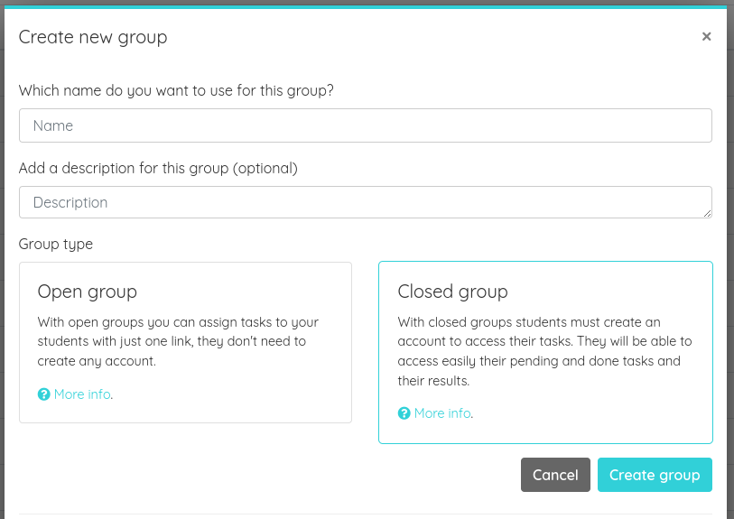 Help on Manage your groups and students | TopWorksheets