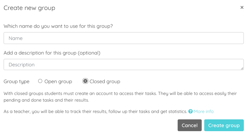 Help on Manage your groups and students | TopWorksheets