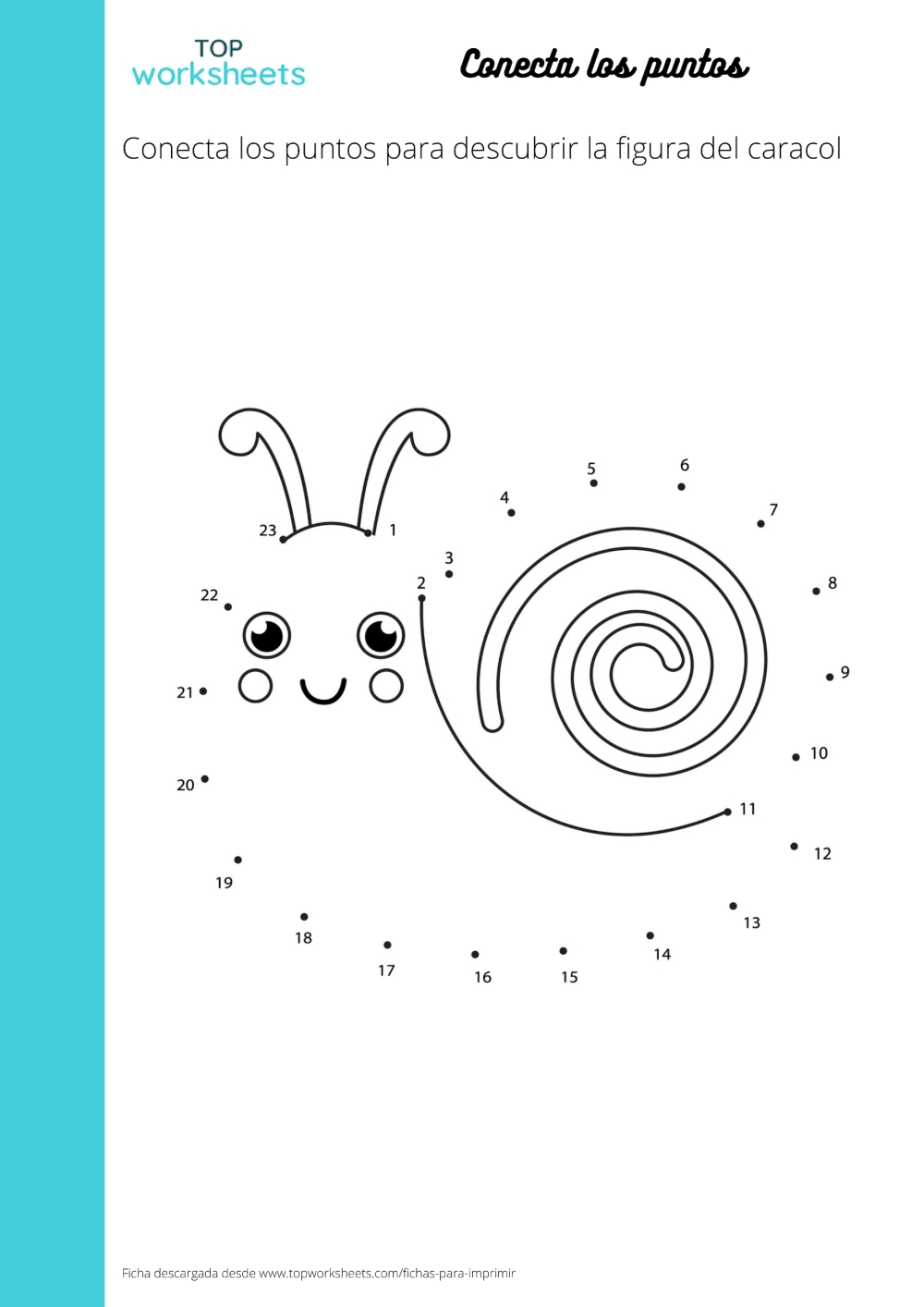 Ficha para imprimir: Caracol Página 1 | TopWorksheets