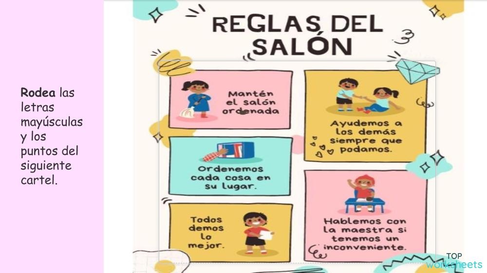 Mayúsculas Y Puntuación Imprimibles Letras Mayusculas Y Minusculas