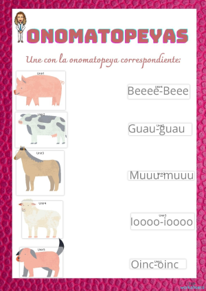 Sonidos de animales y otro aparatos, ficha para imprimir | TopWorksheets