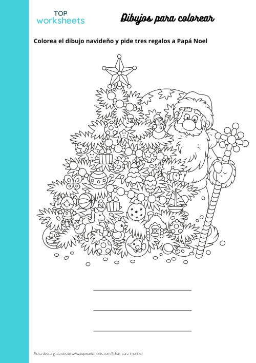 Fichas para imprimir sobre la Navidad para niños | TopWorksheets