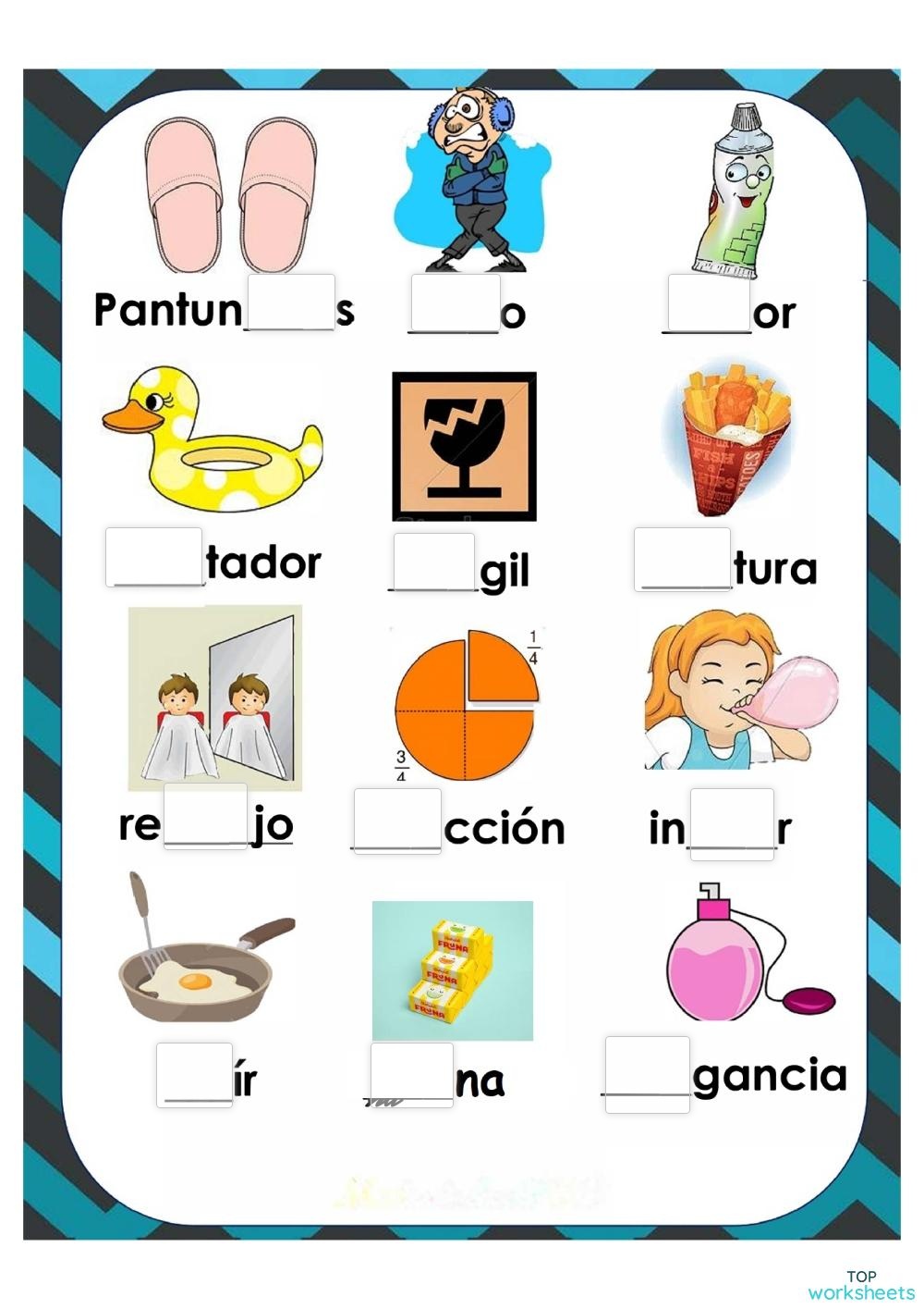 S labas Trabadas Fl Y Fr Worksheet Live Worksheets 59 OFF S labas Trabadas Fl Y Fr Worksheet Live Worksheets 59 OFF