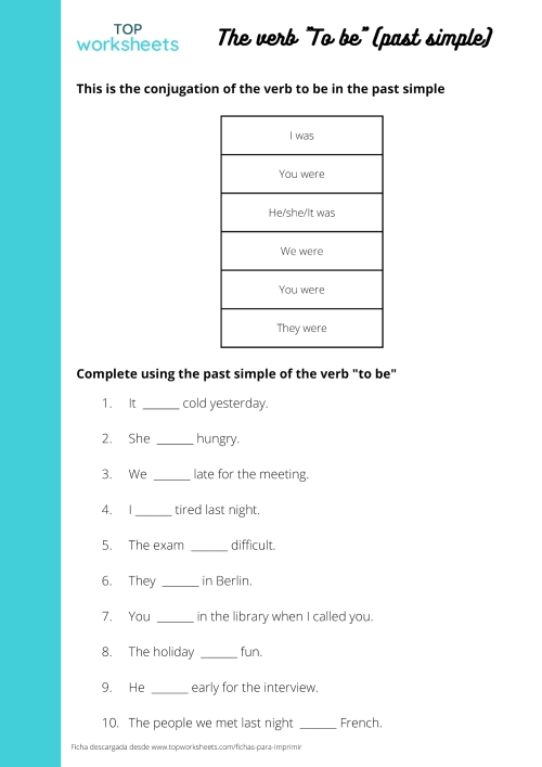 Past simple (affirmative, negative and interrogative), ficha para ...