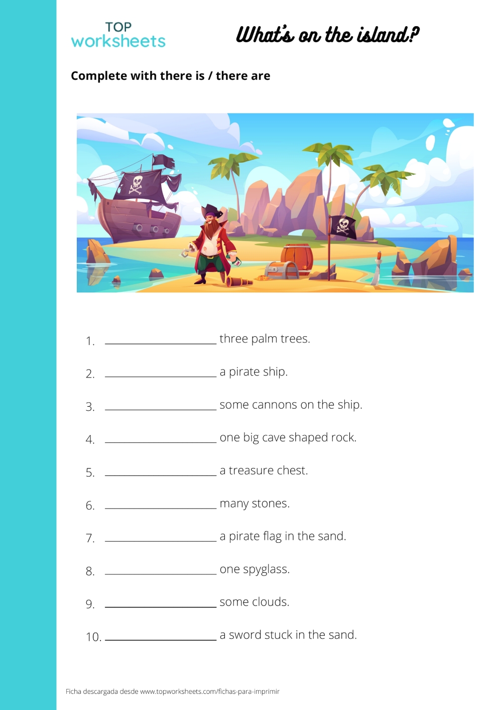Ficha para imprimir: Island Página 1 | TopWorksheets
