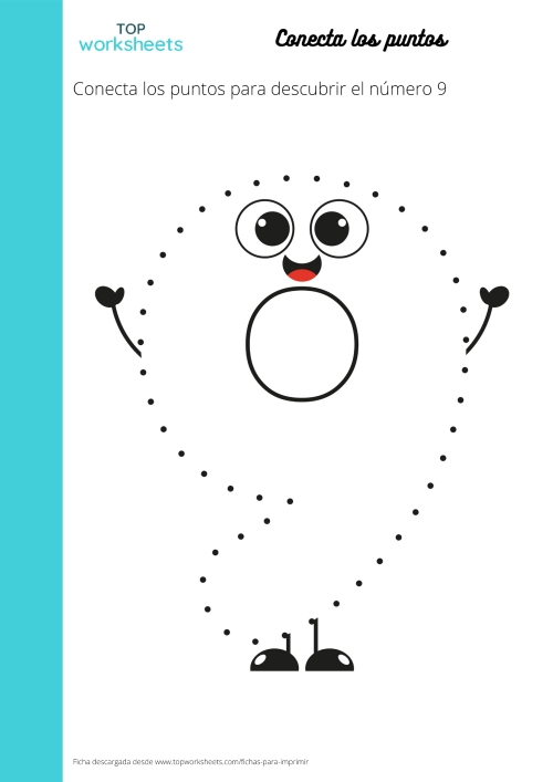 Número 9, ficha para imprimir | TopWorksheets