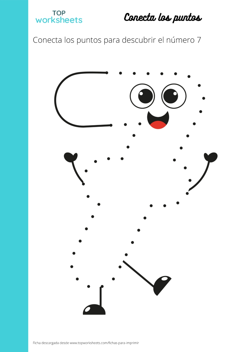 Número 7, ficha para imprimir | TopWorksheets