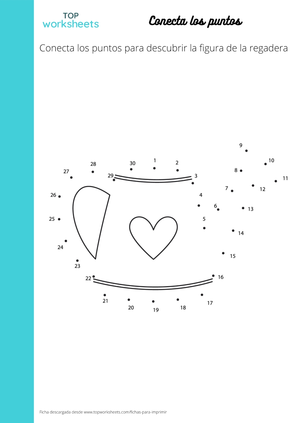 Regadera, ficha para imprimir | TopWorksheets
