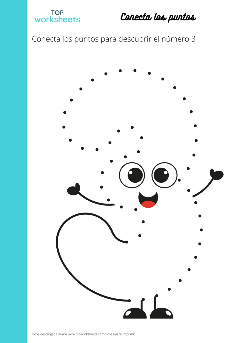 Número 3, ficha para imprimir | TopWorksheets