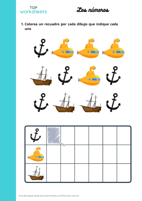 Une los números, ficha para imprimir | TopWorksheets