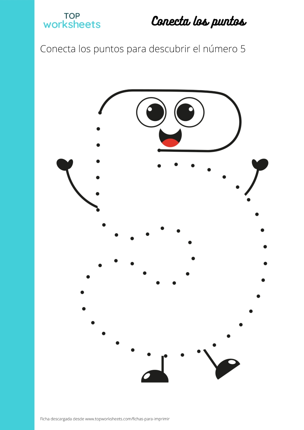 Número 5, ficha para imprimir | TopWorksheets